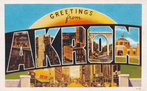 Greetings From Akron - Akron Postcards