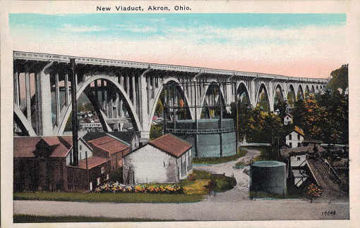 North Hill Viaduct - Akron Postcards