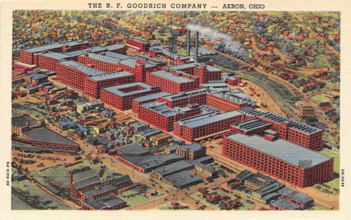 B. F. Goodrich Company - Akron Postcards
