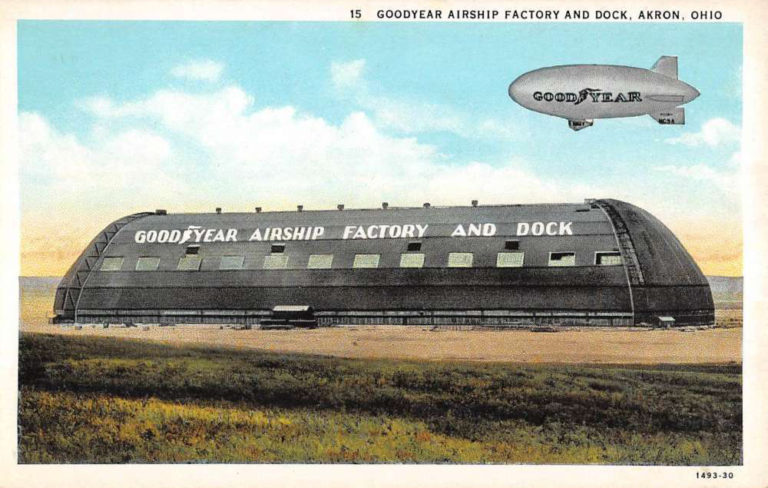 akron-goodyear-blimp - Akron Postcards
