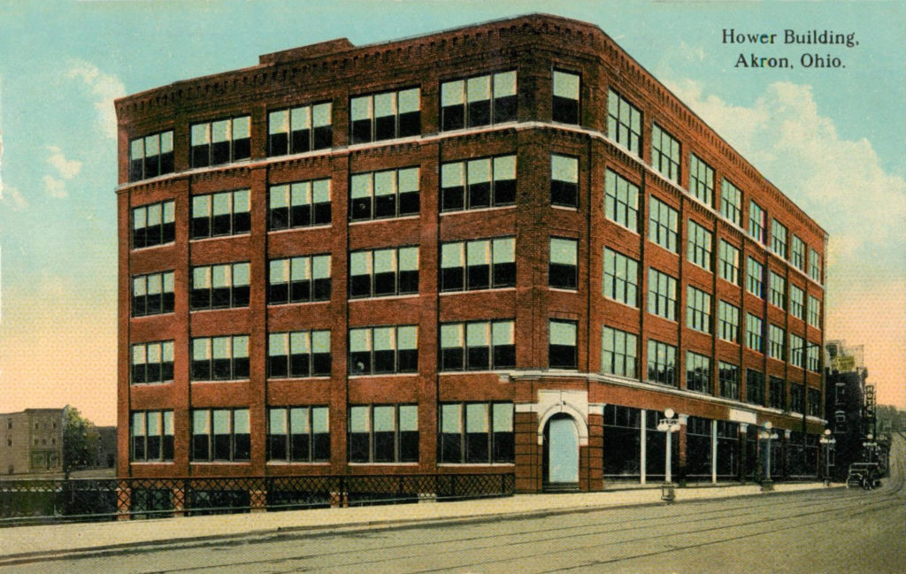 Hower Building - Akron Postcards