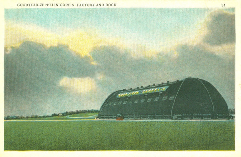 Goodyear-Zeppelin Corp's Factory and Dock - Akron Postcards