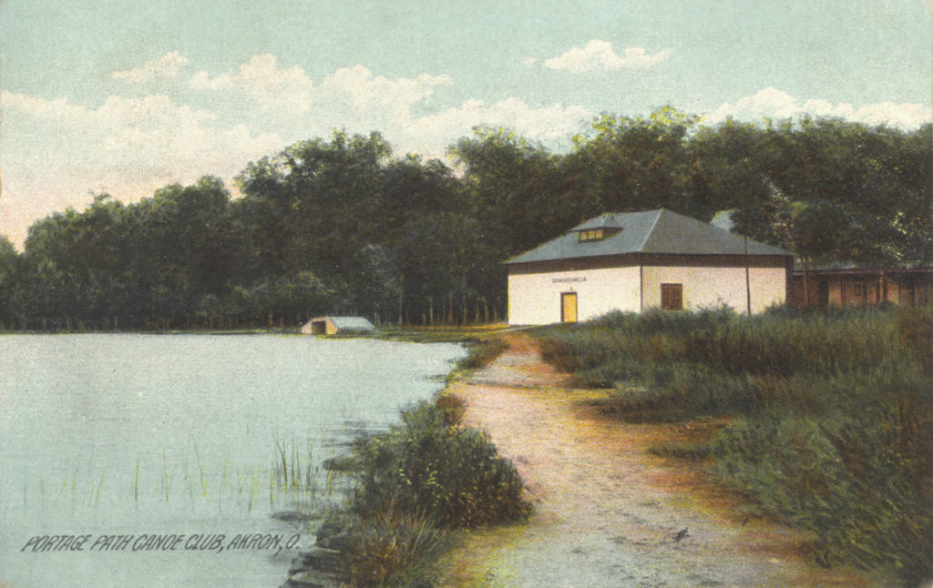 Portage Path Canoe Club - Akron Postcards