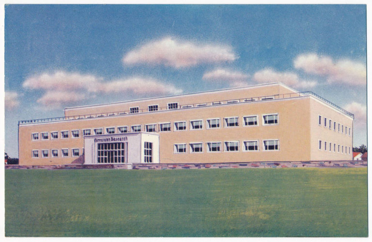 Firestone Research Building - Akron Postcards