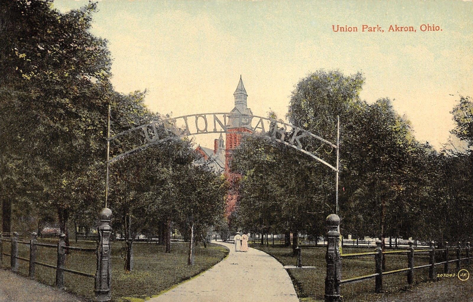 Union Park - Akron Postcards