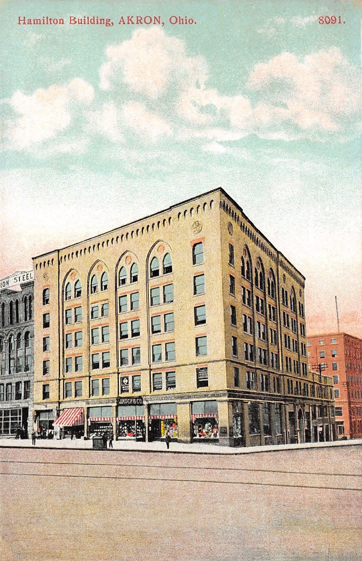 Hamilton Building - Akron Postcards