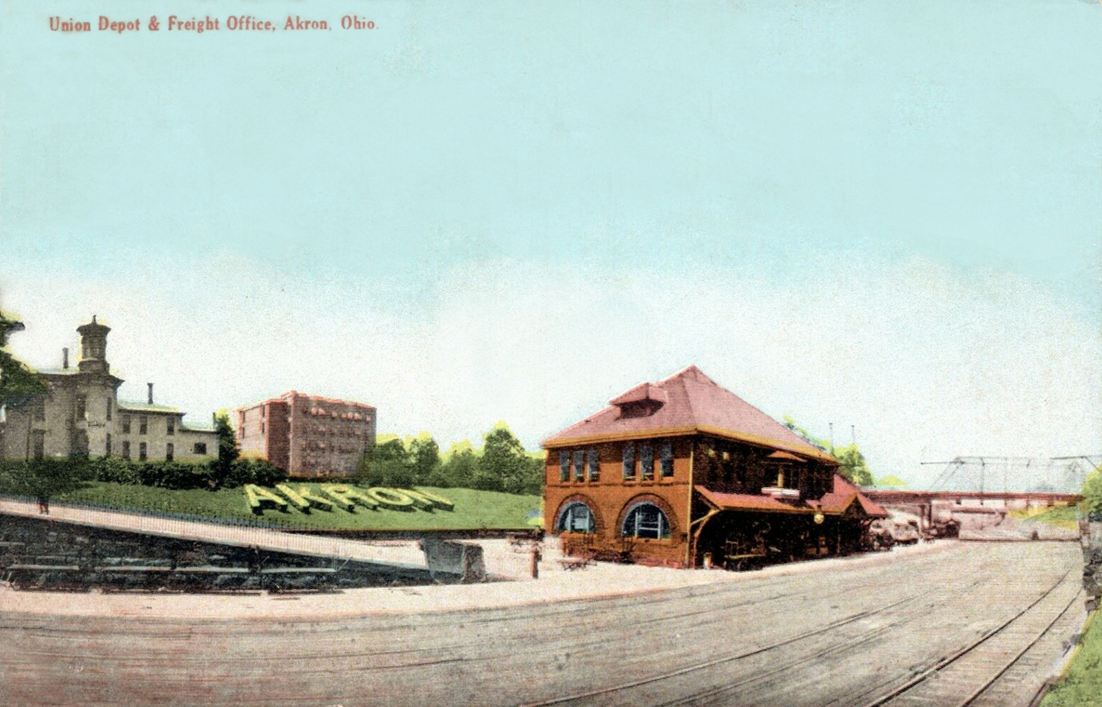 Railroads Archives - Akron Postcards