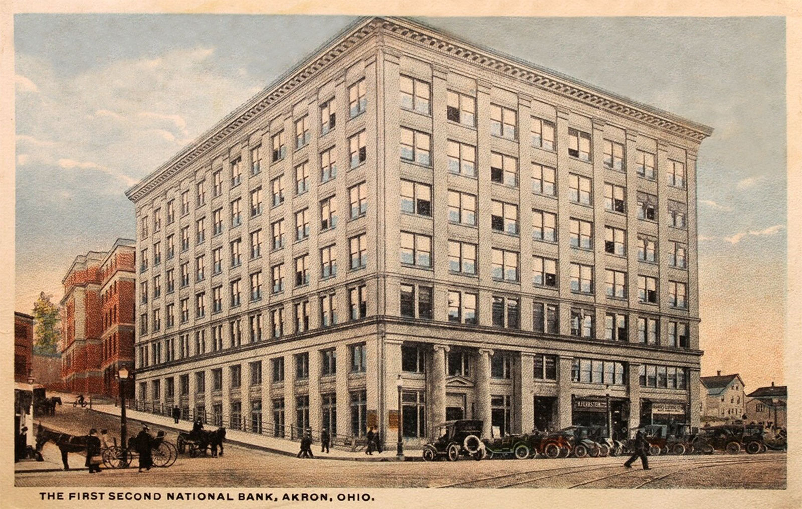 First-Second National Bank - Akron Postcards